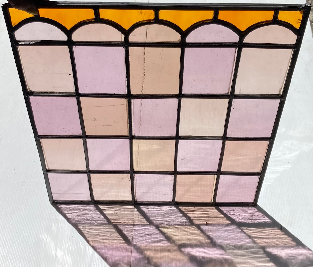 New leadlight panels handcrafted in Adelaide with old French glass ...